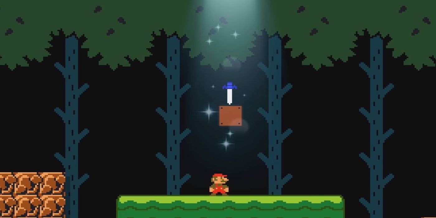 Mario Maker 2 Update Adds Zelda's Link and Master Sword