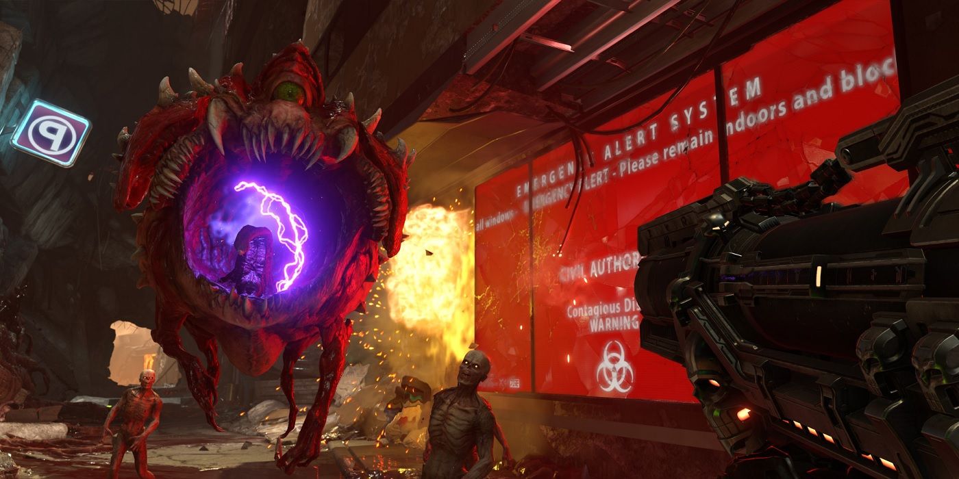 DOOM Eternal Looks Strange in Third Person | Game Rant